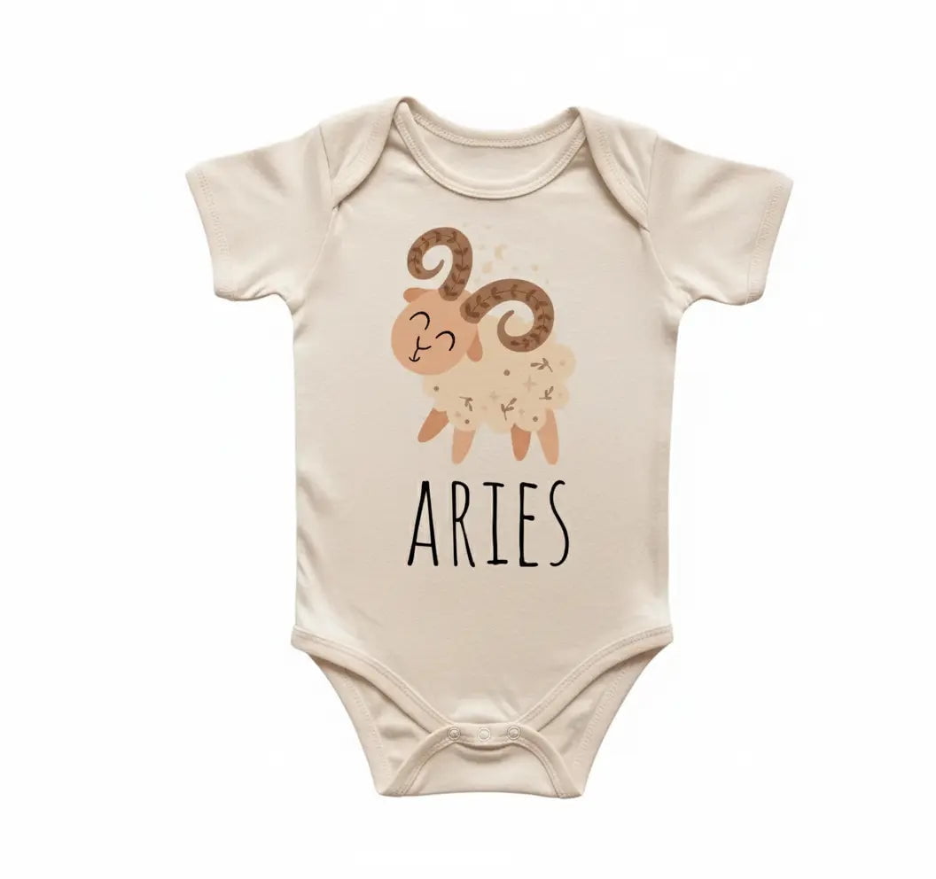 Aries Zodiac Newborn Baby Bodysuit - Walmart.com