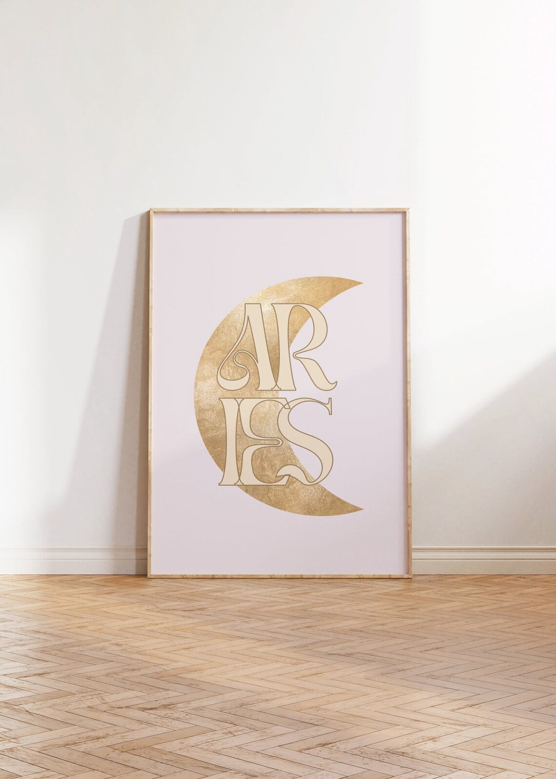 Aries Zodiac Poster Wall Art, Zodiac Poster, Minimalist Cozy Room Decor ...