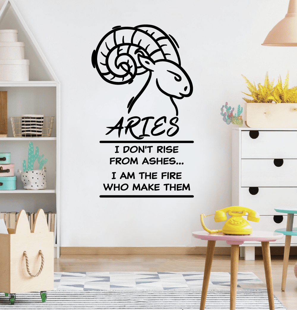 Aries Zodiac Sign Horoscope Aries Arise From Ashes I Am The Fire Who ...