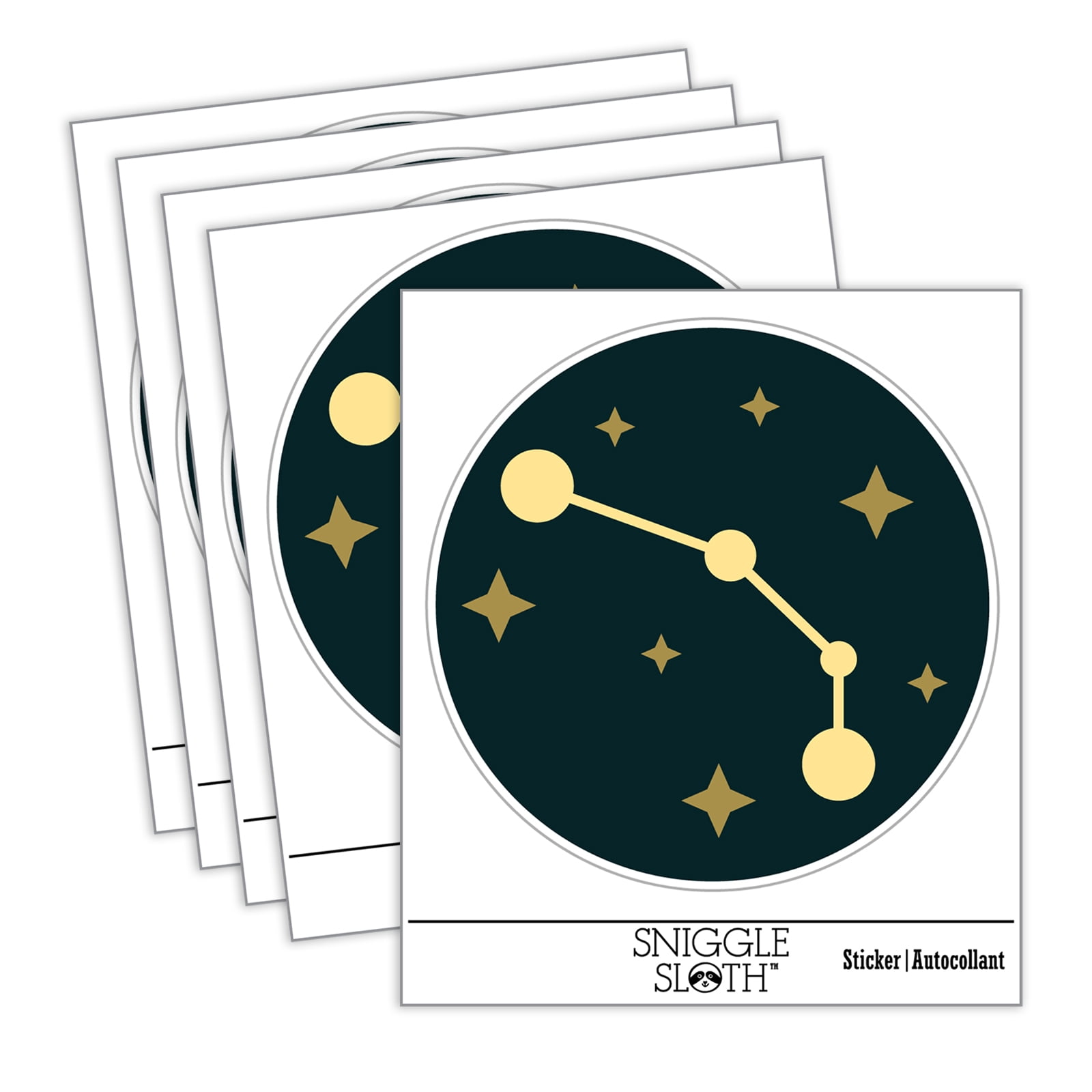 Aries Zodiac Star Constellations Car Window Bumper Water Bottle Phone ...
