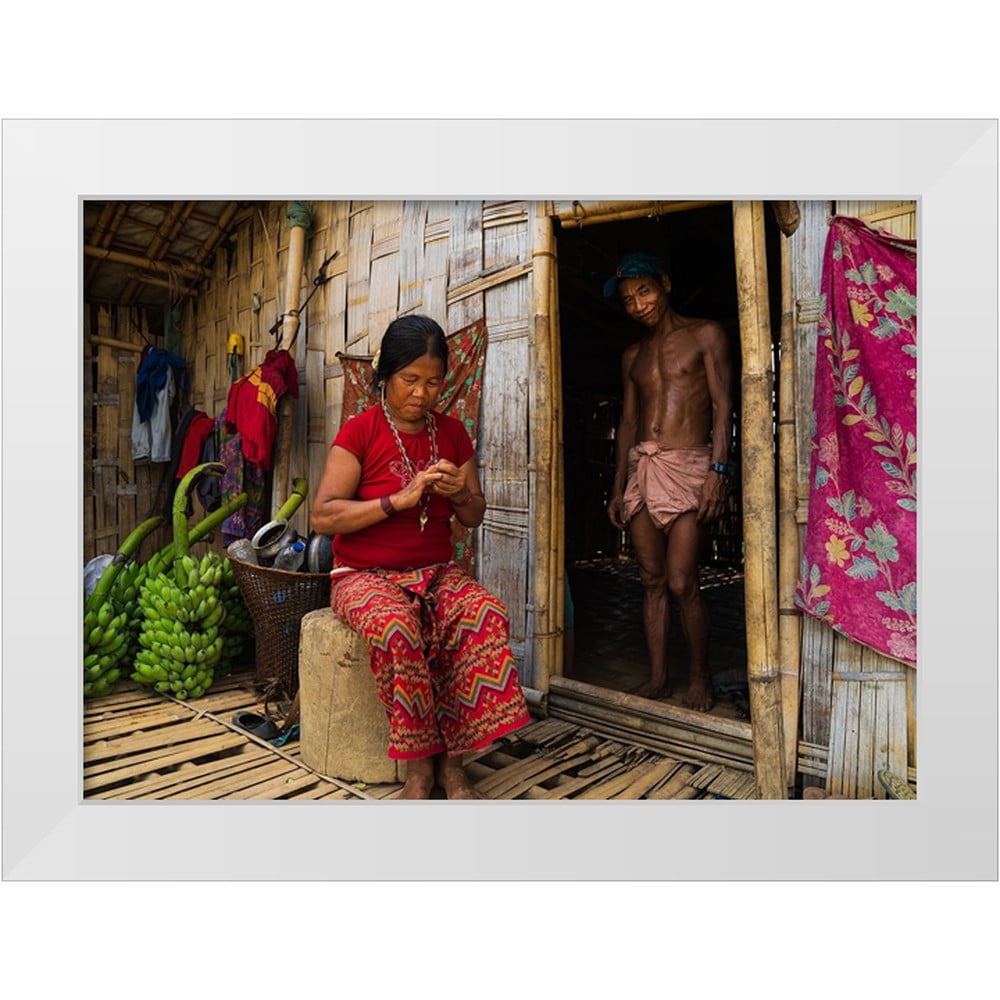 Arifuzzaman, Md. 24x18 White Modern Wood Framed Museum Art Print Titled - The Story Of Mro ...