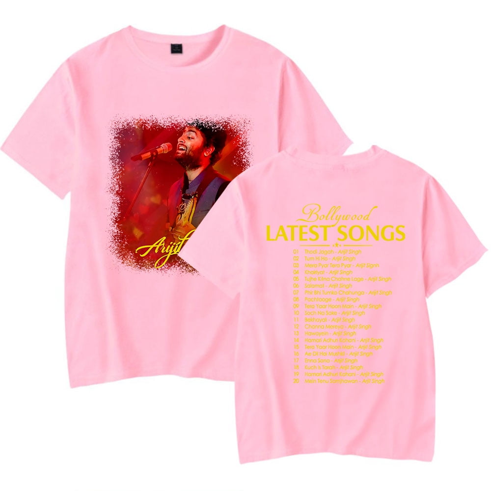 Arijit Singh Album Merch T-Shirt Summer Women/Men Unisex Short Sleeve ...