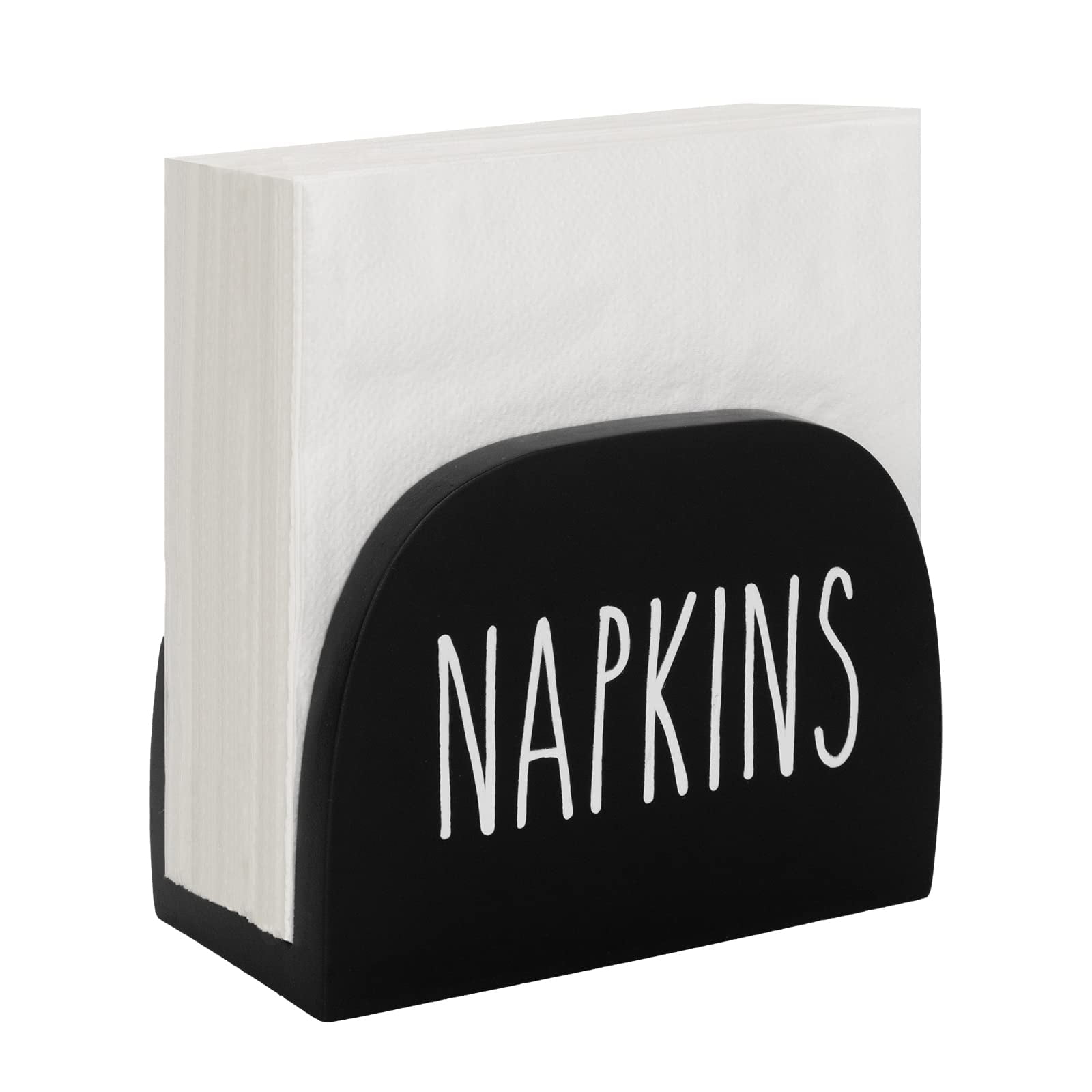 Arikago Modern Farmhouse Napkin Holder, Standing Kitchen Napkin Holder ...