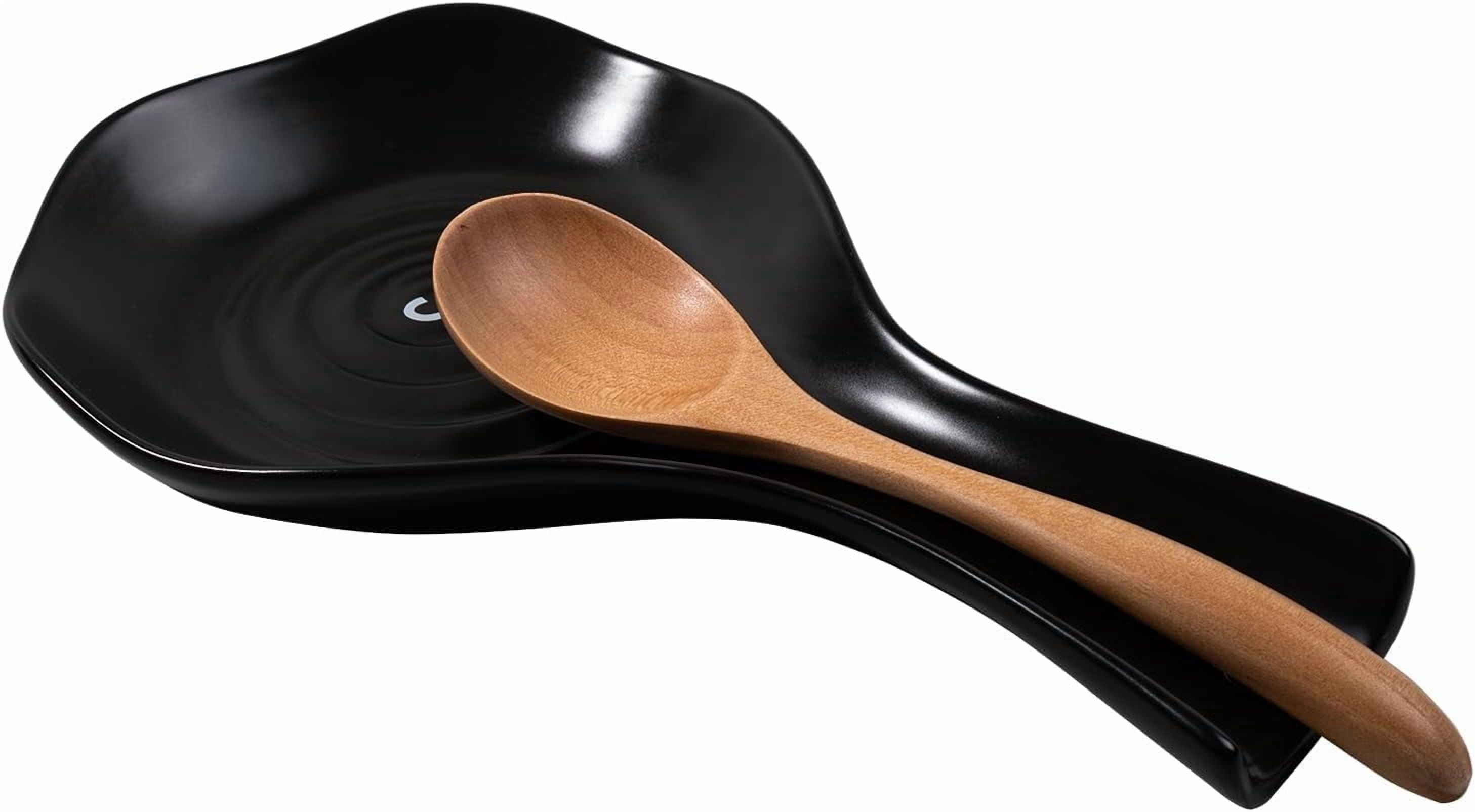 Arikago Spoon Rest for Stove Top, Large Ceramic Spoon Holder for ...