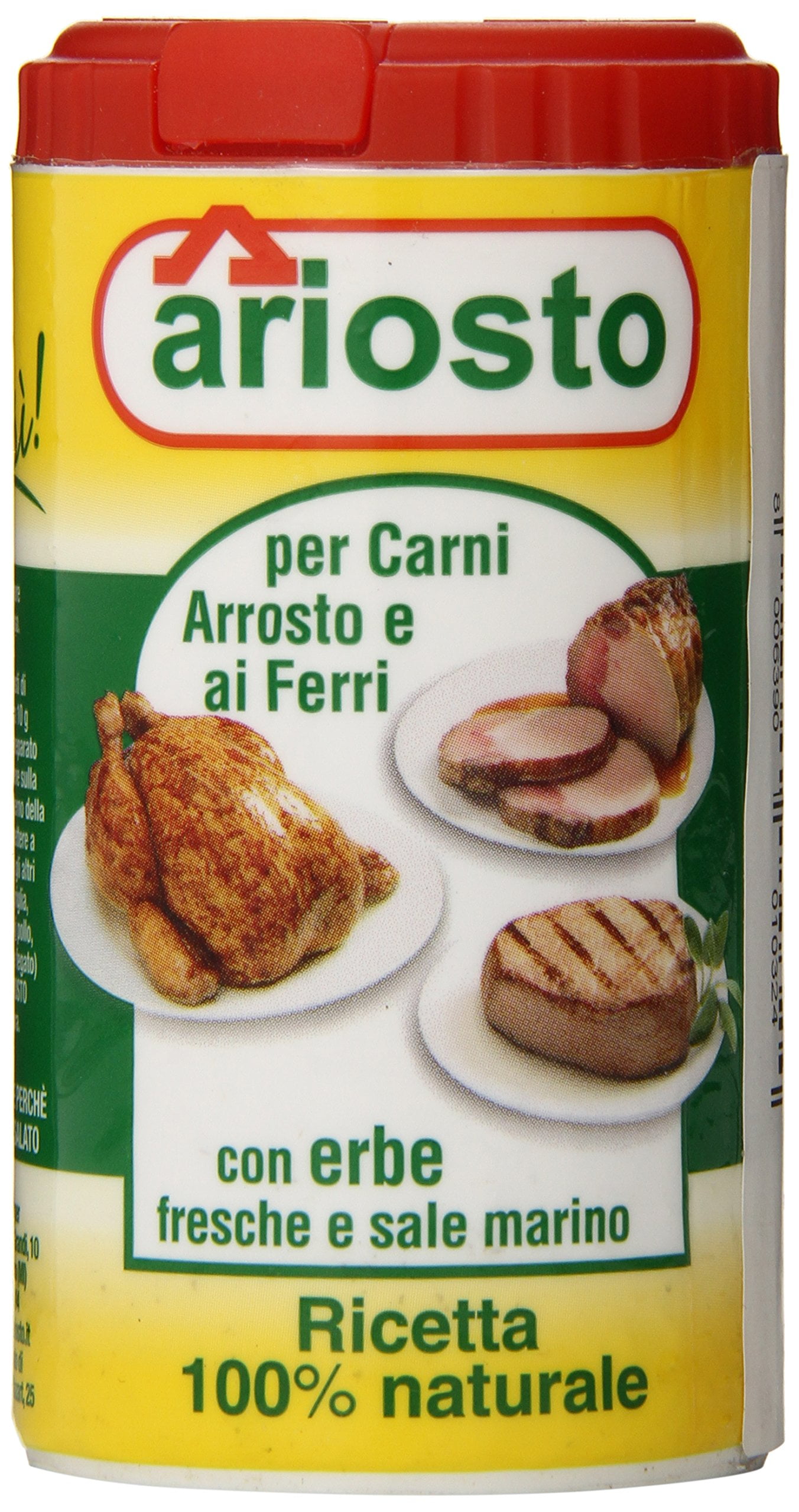 Ariosto Meat Seasoning, Roasted MZF22 and Grilled, 2.8 Ounce, 1 Pack ...