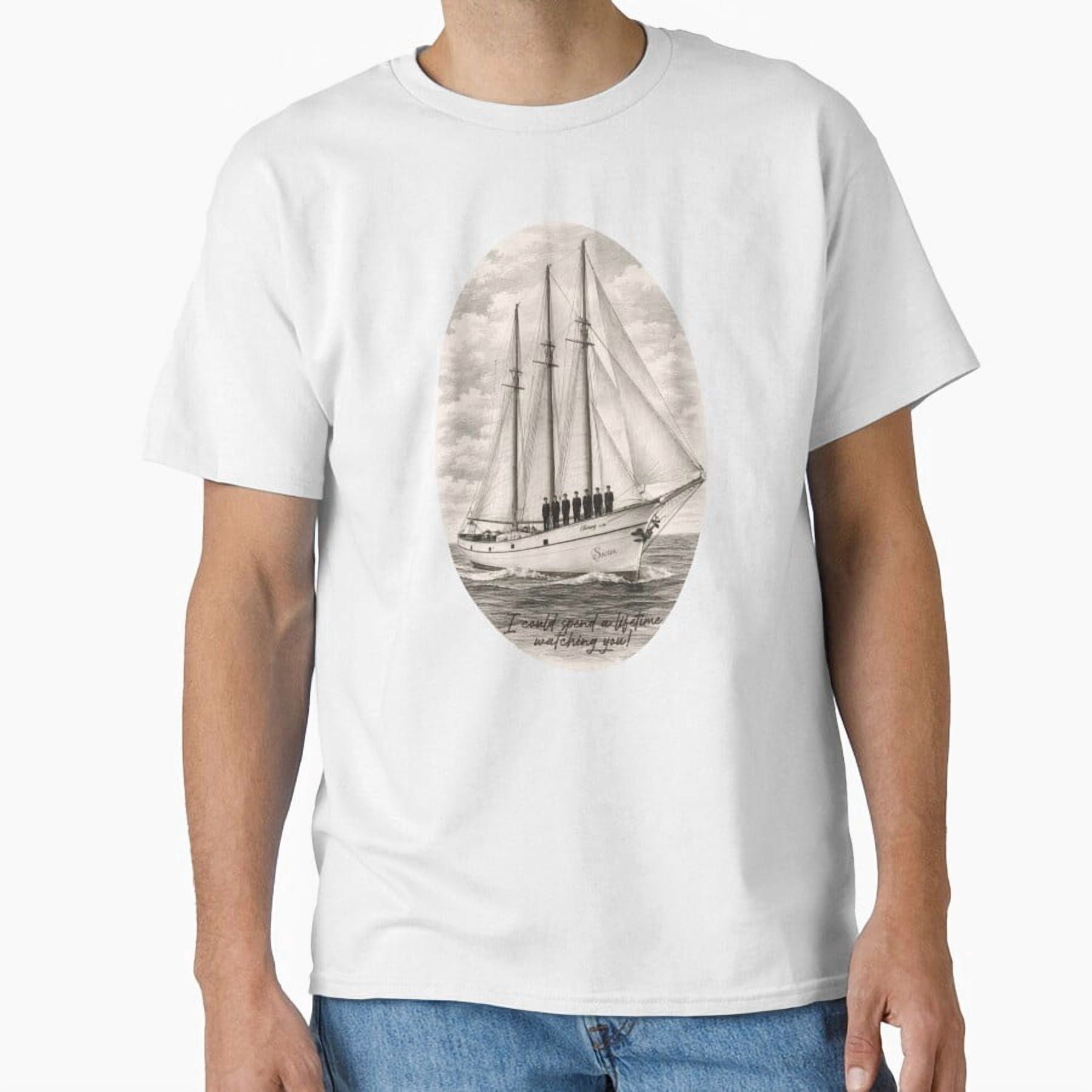 Arirang Swim Retro Boat And 7 Members Fan T-Shirt - Walmart.com