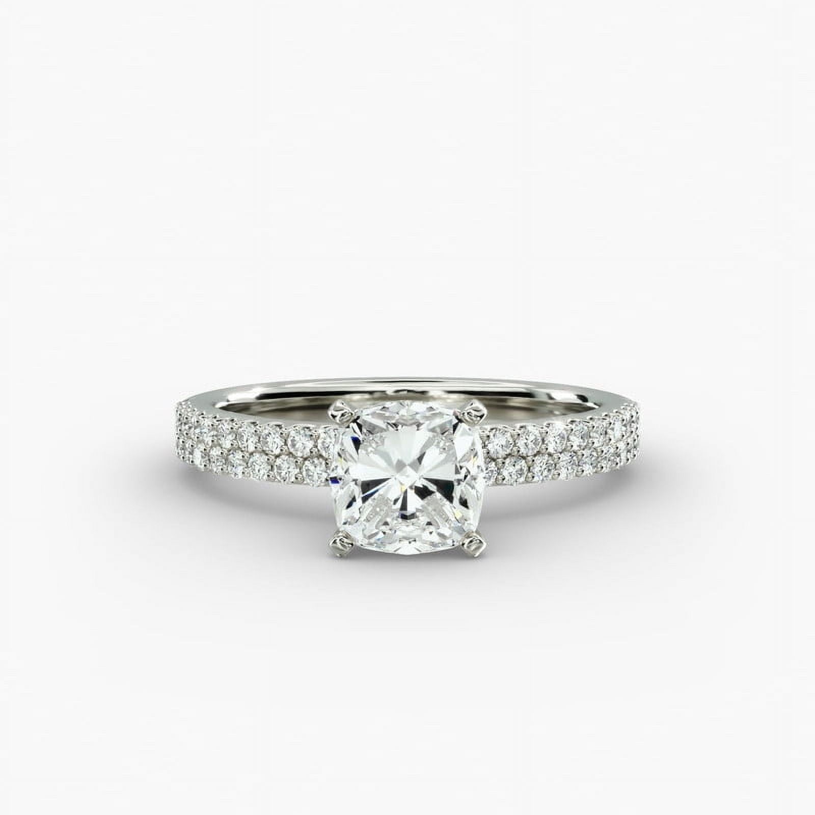 Arise Jewel 1.7 Ct Cushion Cut Moissanite Solitaire Ring - Stamped 14K ...