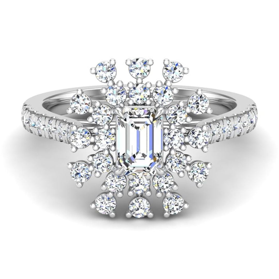 Arise Jewel 1.7 Ct Round Cut Lab-Created Diamond Engagement Ring - 14K ...