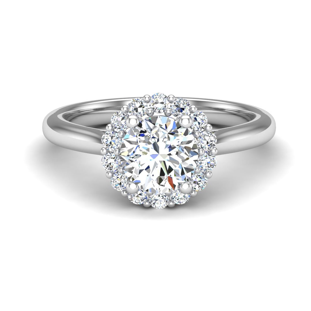 Arise Jewel 2 Ct Round Cut Lab-Created Diamond Ring - Exquisite Modern ...