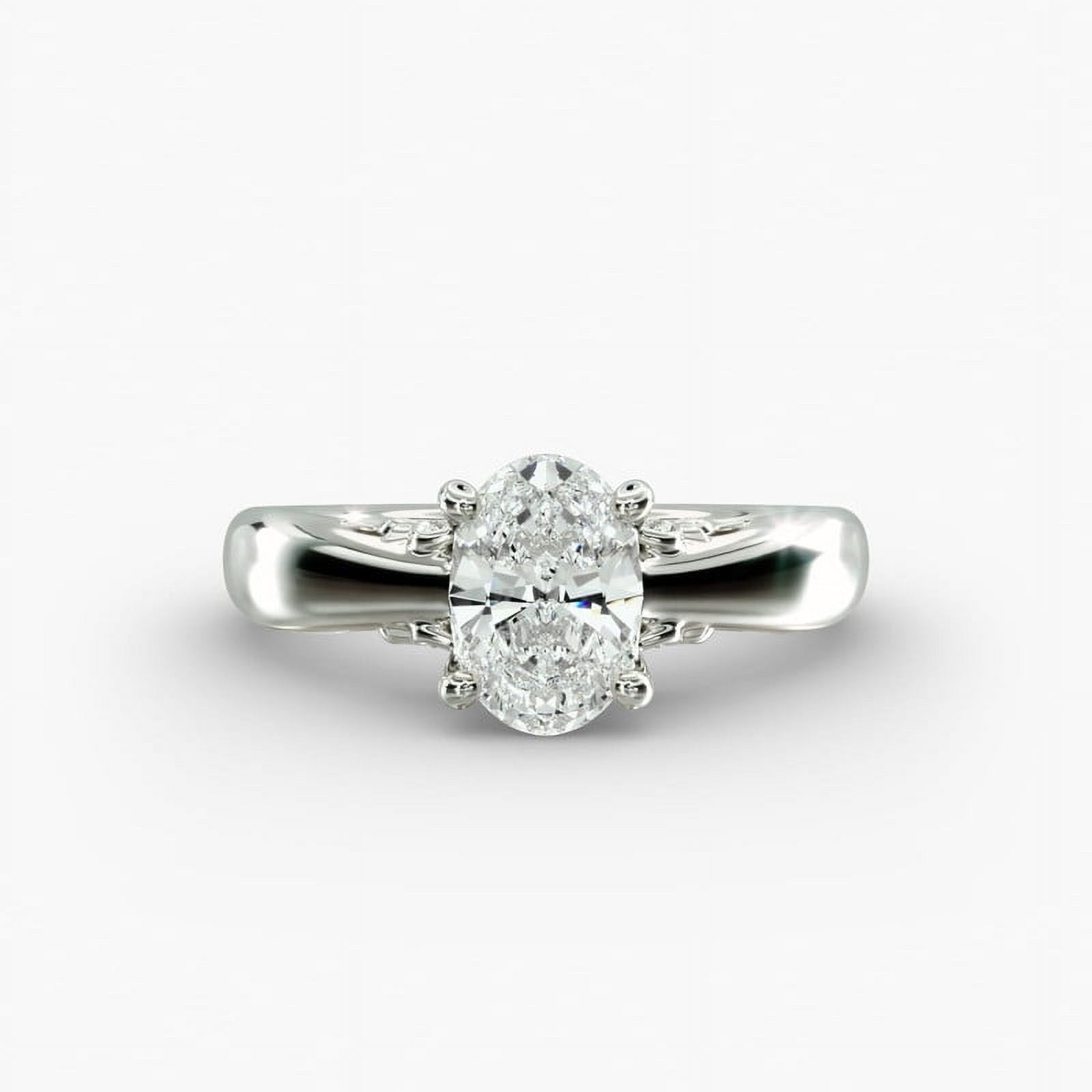 Arise Jewel Excellent Oval Cut 1.6 Ct Moissanite Engagement Wedding ...