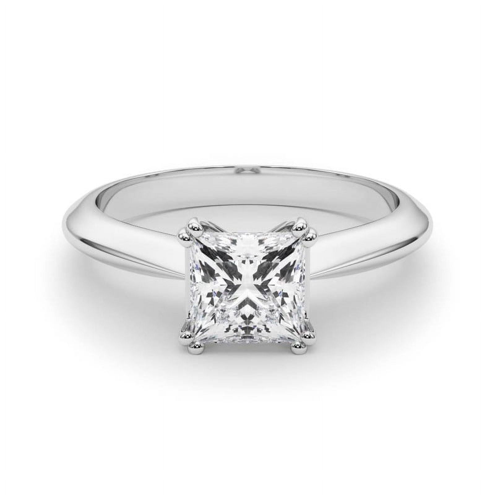 Arise Jewel Princess Cut 1.9 Ct Moissanite Women's Ring - Wedding ...