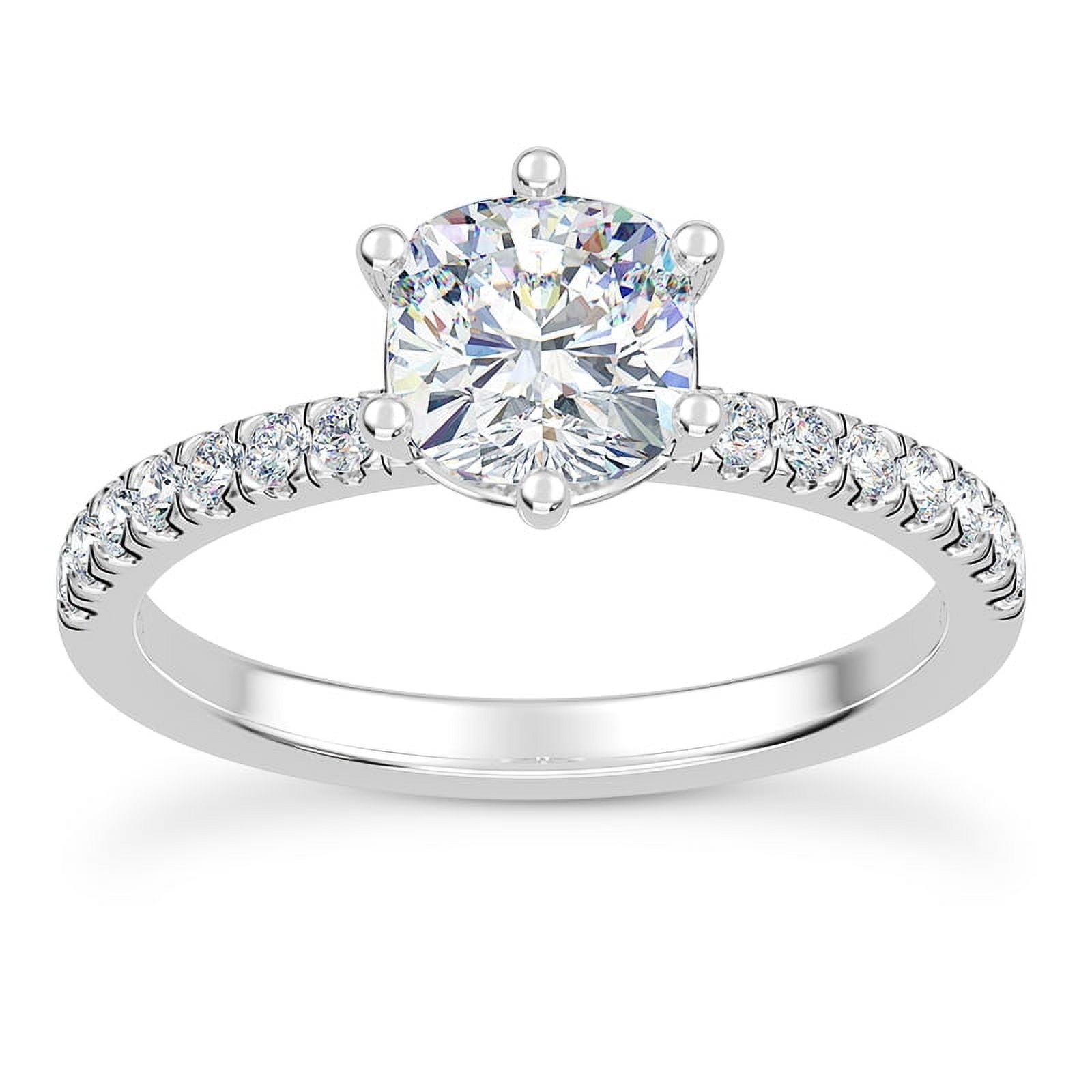 Arise Jewelry 2.35 Ct Cushion Cut Engagement Ring for Women ...