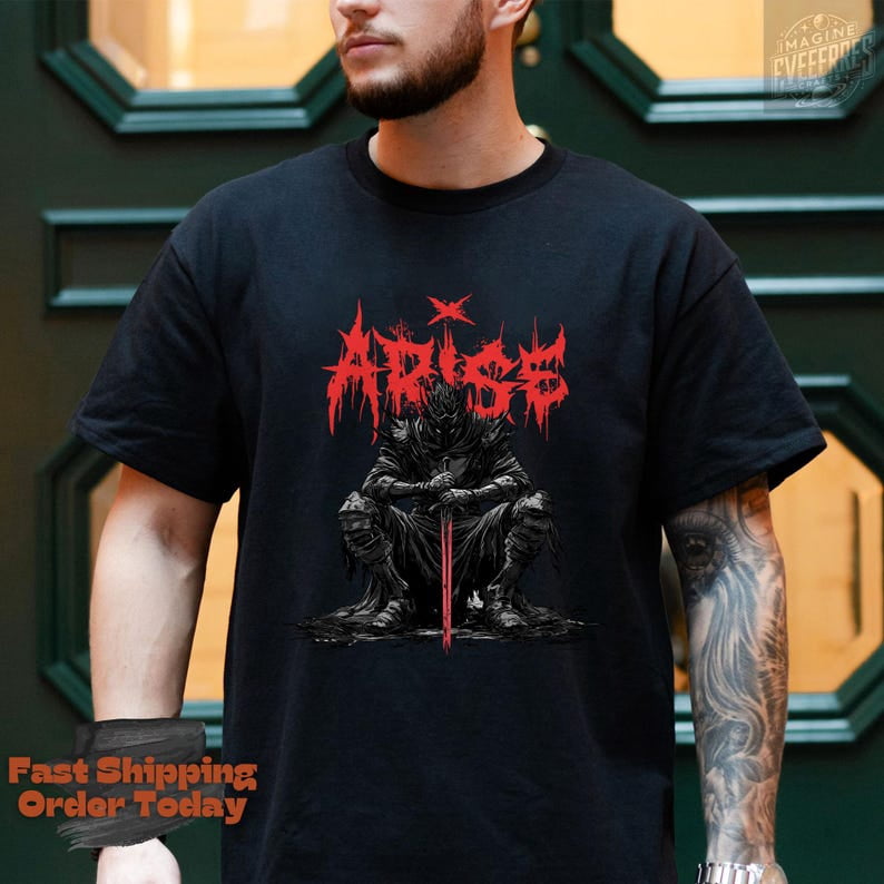 Arise Solo Leveling T-Shirt Featuring The Powerful Shadow Monarch And ...