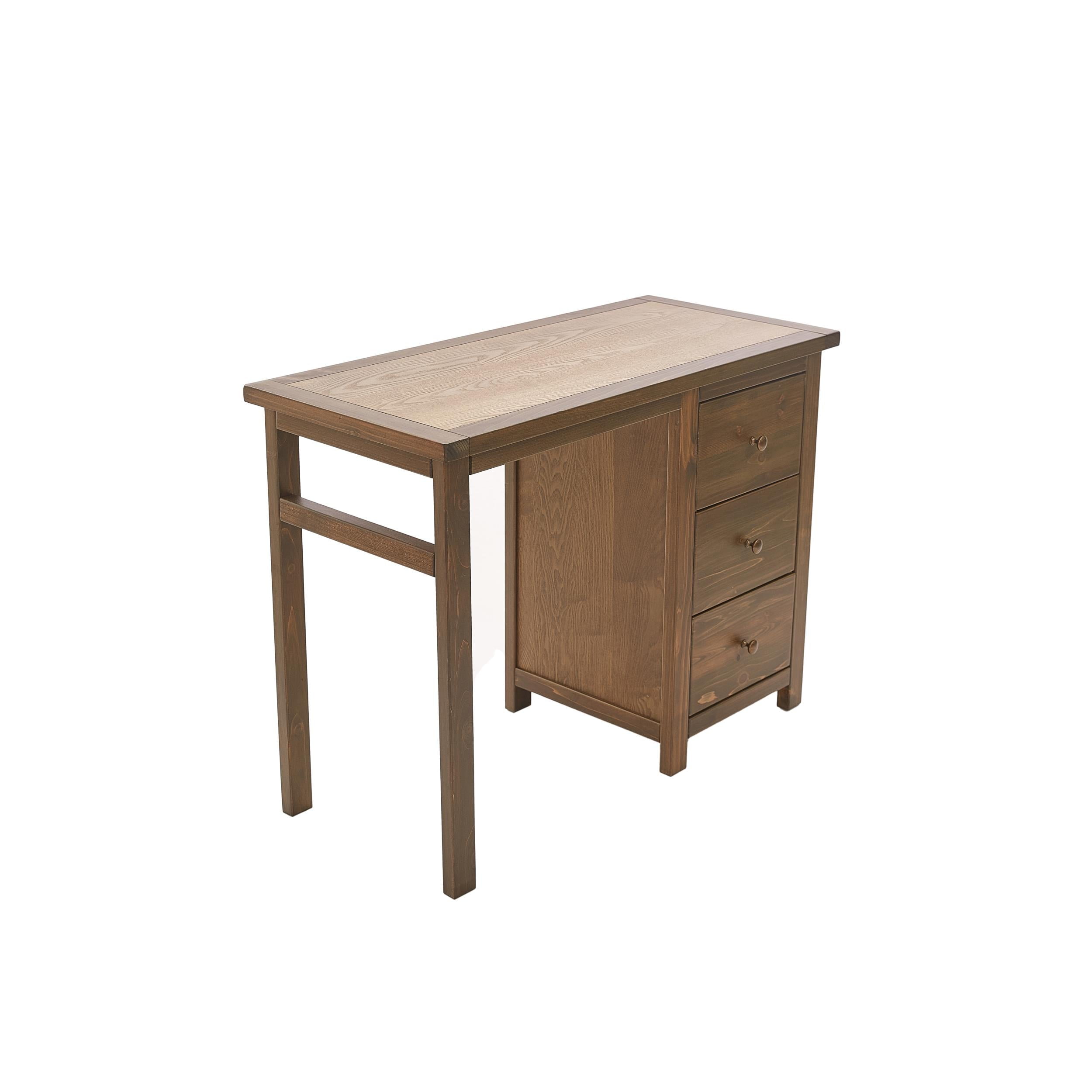 Arise-Sun Desk Adult Lap Desks with 3 Drawers, 41.3 in x 24 in, Brown ...
