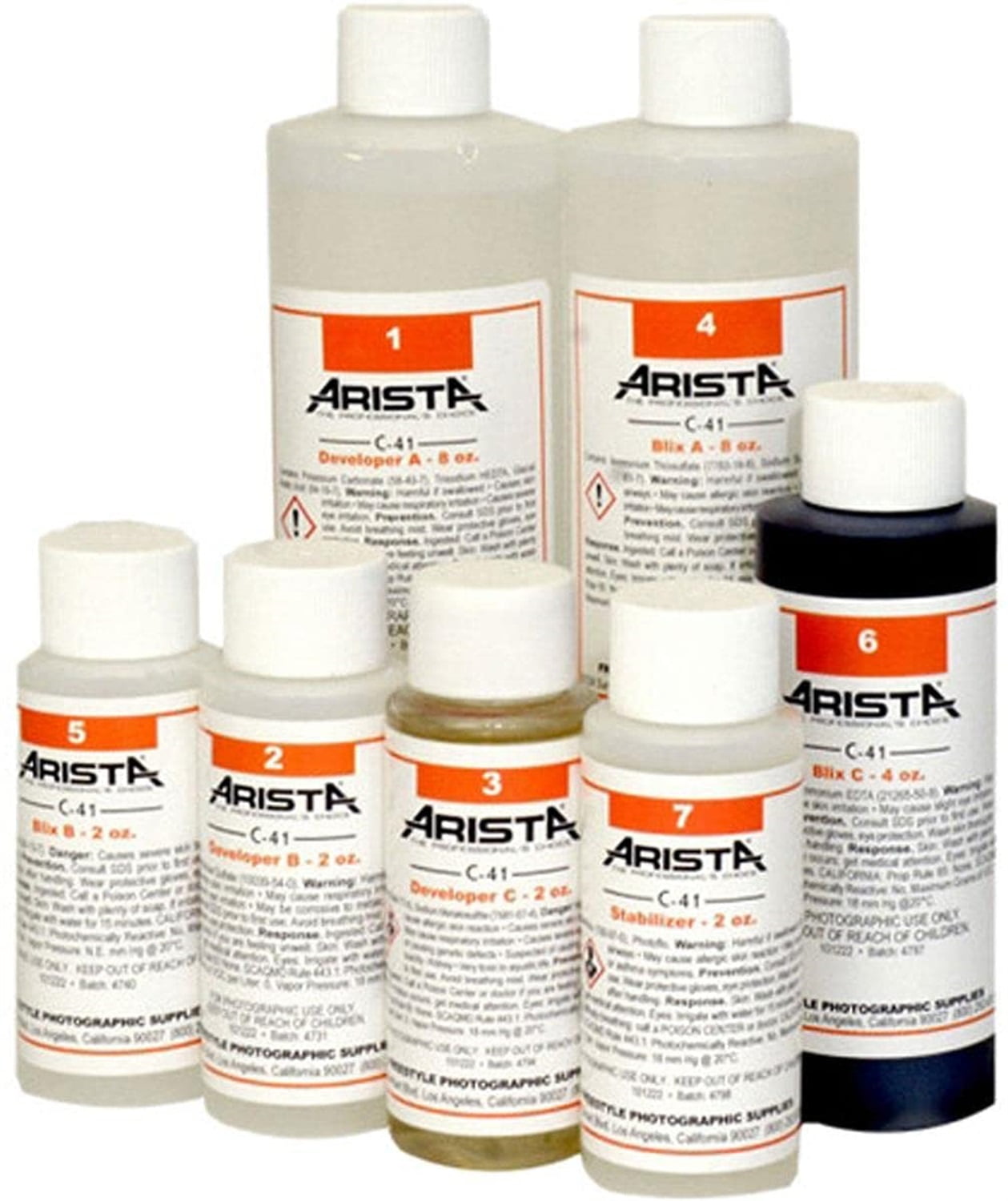 Arista CS41 Liquid Developing Quart Kit for Processing C-41 Color ...