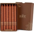 Arista Timberline 9-Inch Dinner Candles, Unscented, 12-Count, Rust ...