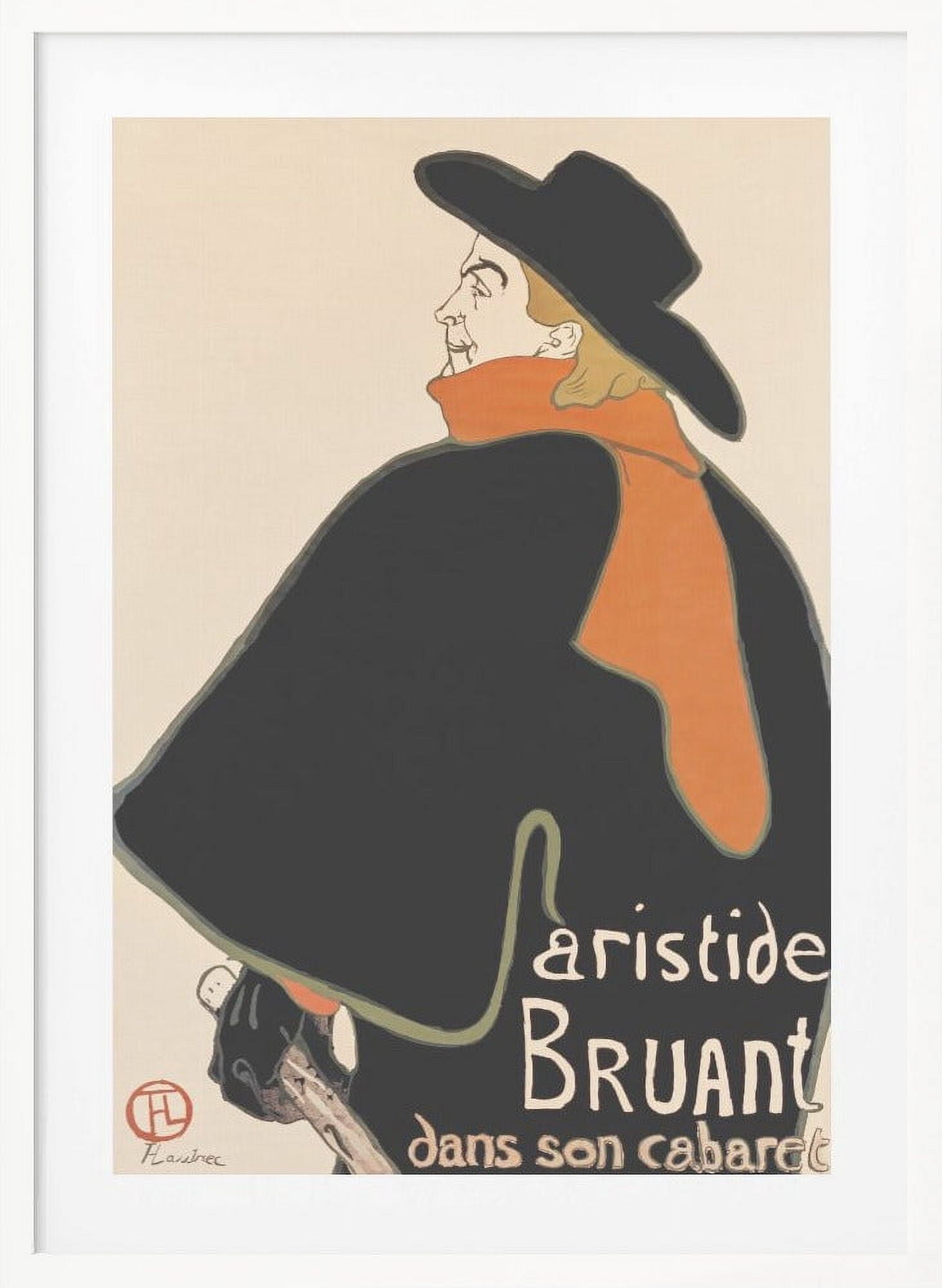 Aristide Bruant In His Cabaret (1893) Framed Art Modern Wall Decor ...