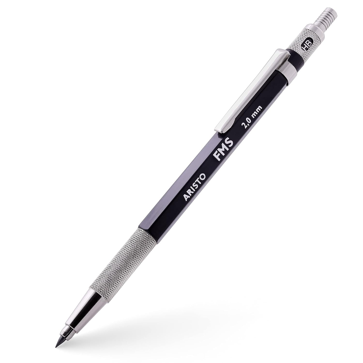 Aristo 20mm Mechanical Clutch Lead Pen Pencil Matt Black Hexagonal Body ...