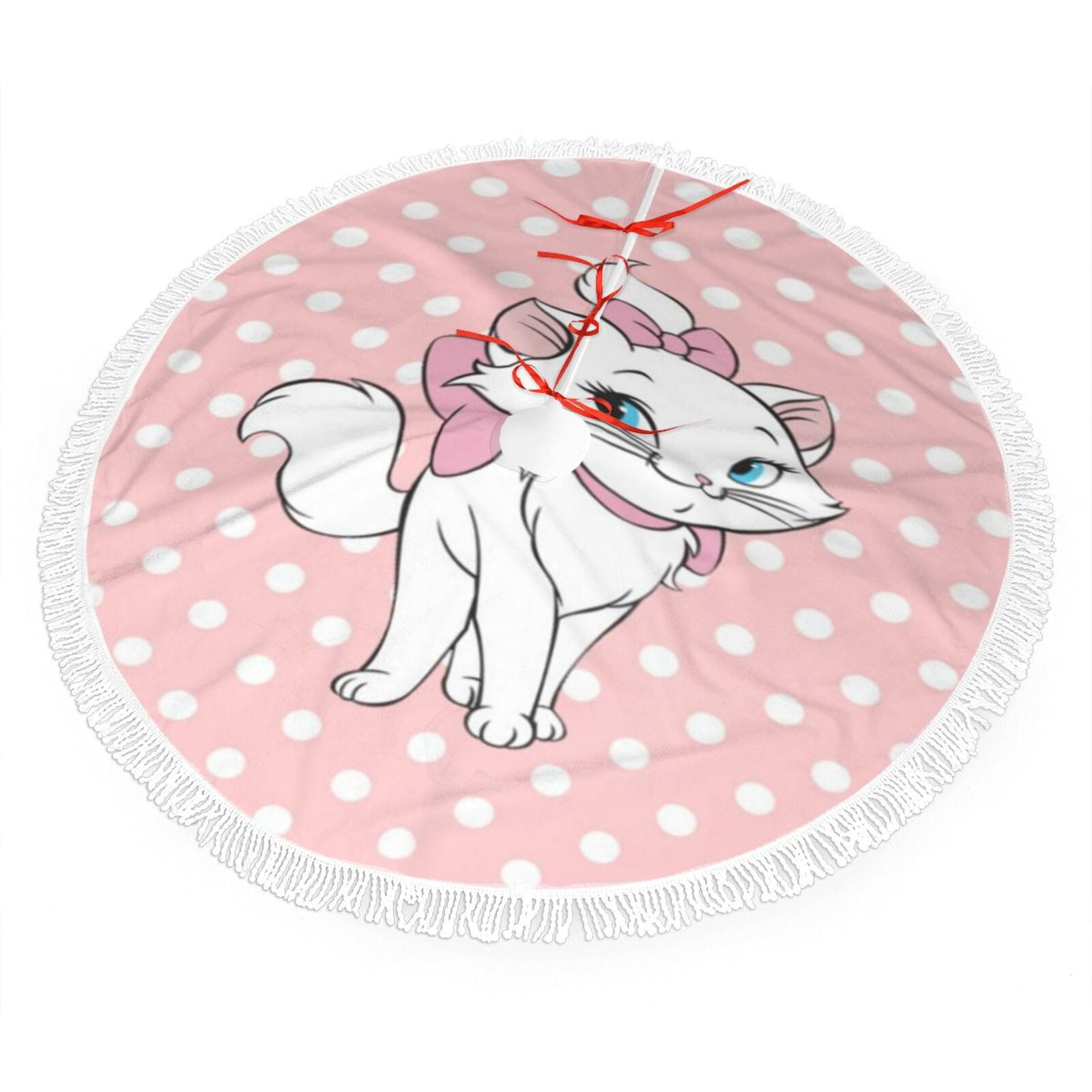 Aristo Ma-Rie Cat Christmas Tree Skirt Xmas Tree Skirts For Decorations ...