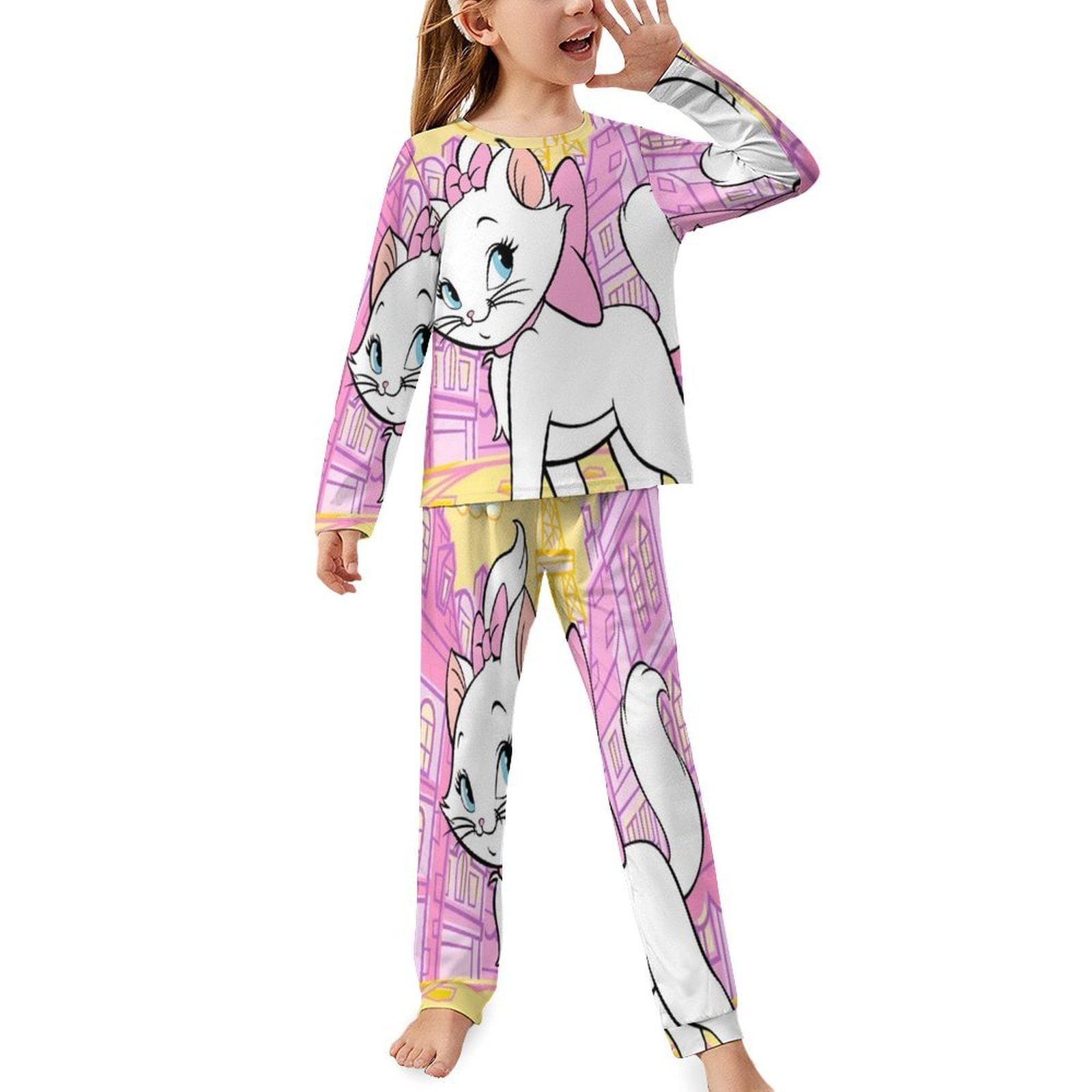 Girls Cat Pajamas