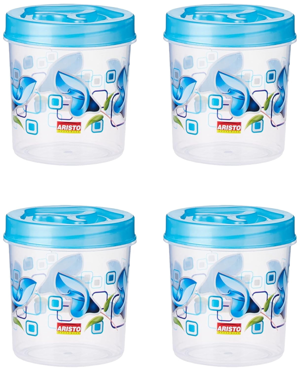 Aristo Store Queen111 Plastic Storage Container320 ml 4 PCS SET ...