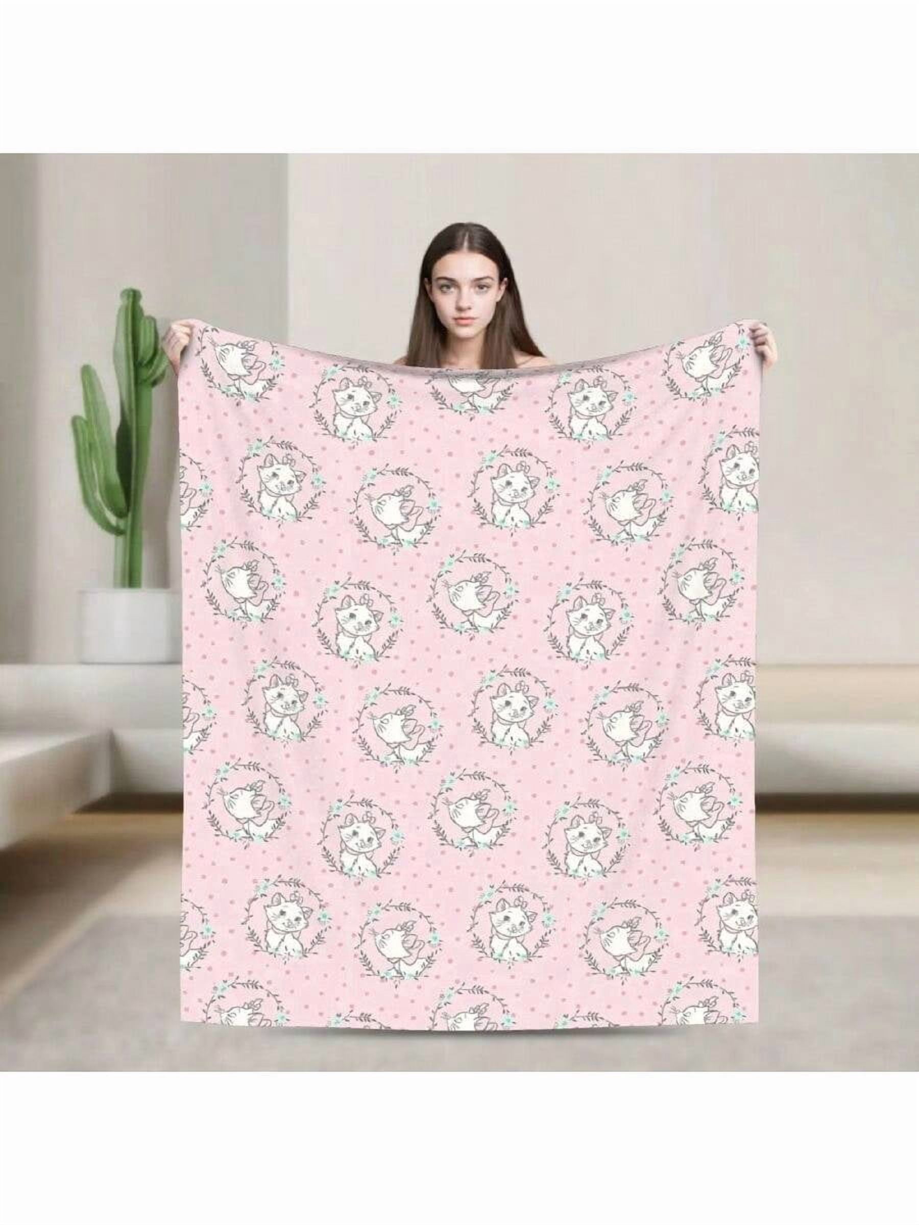 Aristocats Cats Marie Cartoon Blanket Cartoon Plush Novelty Warm Throw ...