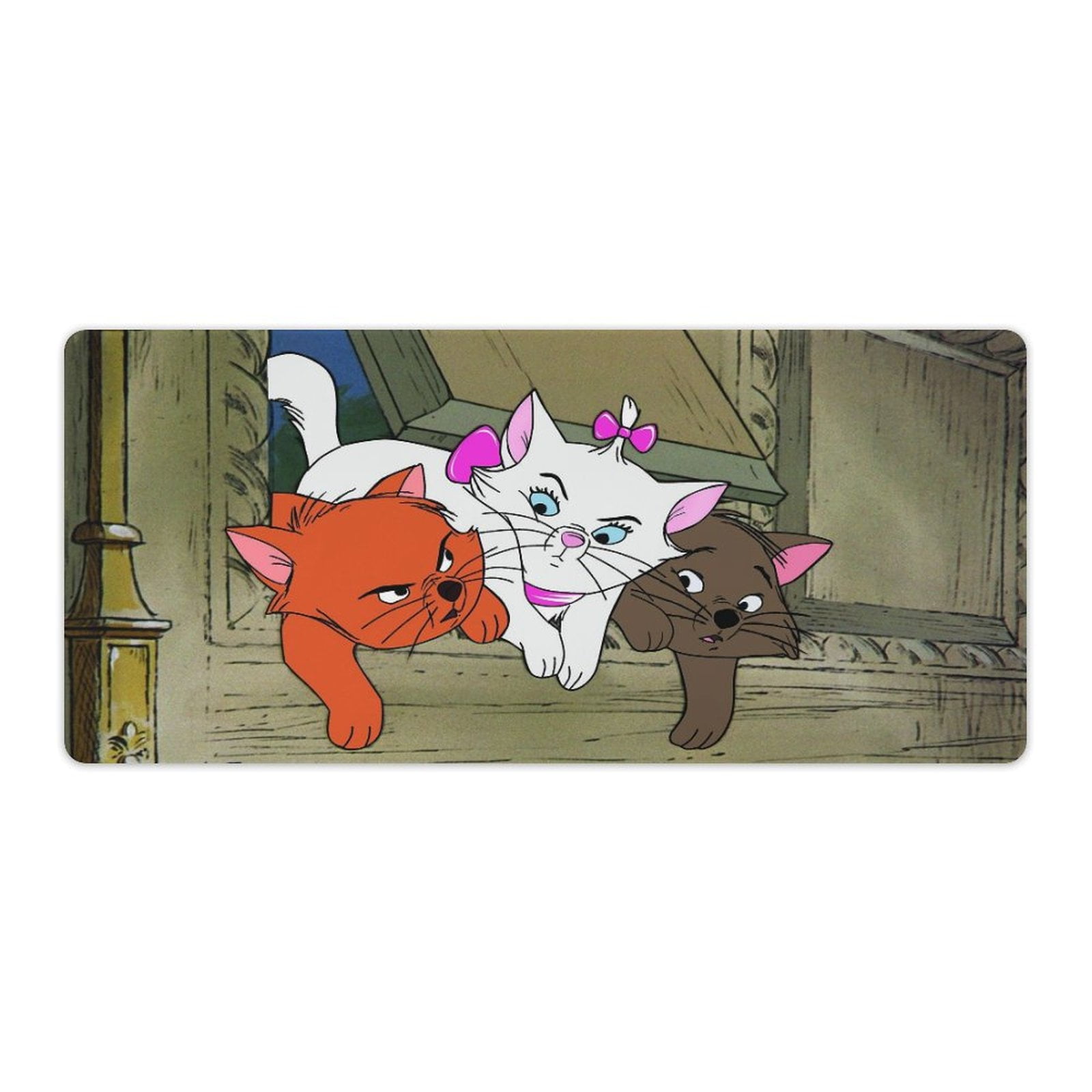 The Aristocats Gaming Mouse Mat Large Mouse Mat Extended Mouse Pad Desk ...