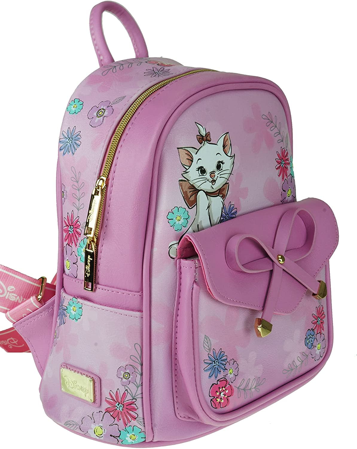 Aristocats - Marie 11" Vegan Leather Mini Backpack - A21726 - Walmart.com