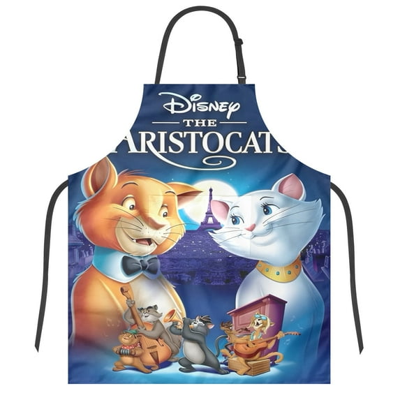 Aristocats apron has an iconic print, is durable and adjustable, with ...