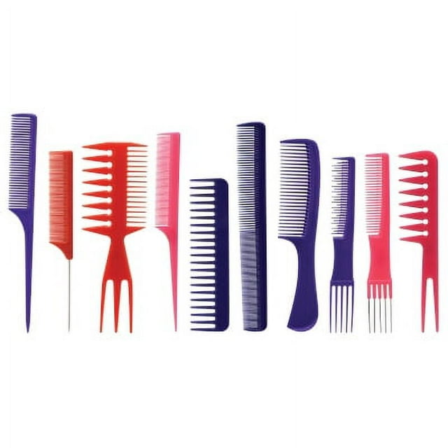 Aristocrat Assorted Comb in Roll-Up Set , 10 Pc Comb - Walmart Business ...