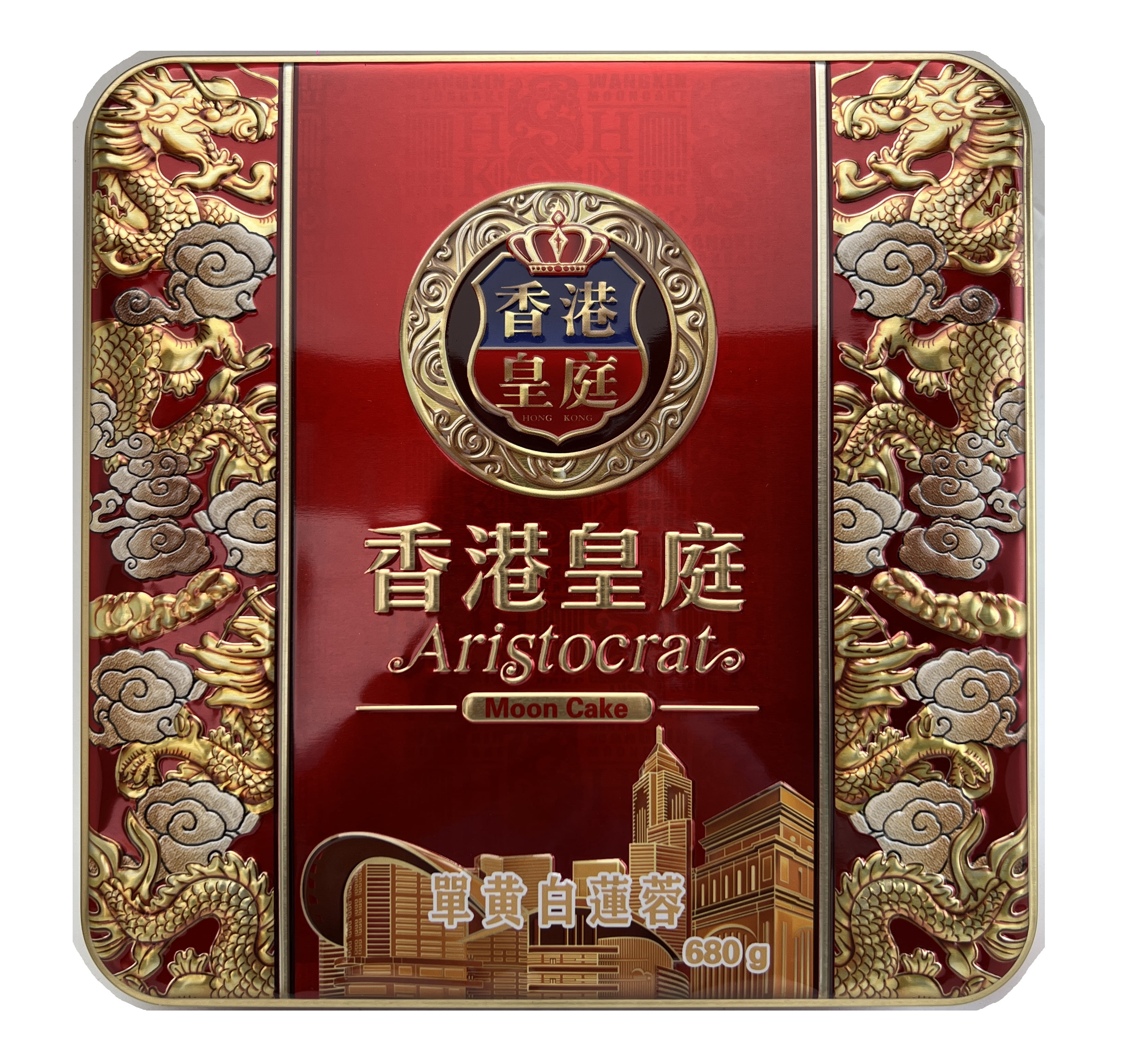 Aristocrat Lotus Paste w/ 1 Yolk Mooncake 680 Grams/ 24 Oz (4 cakes ...
