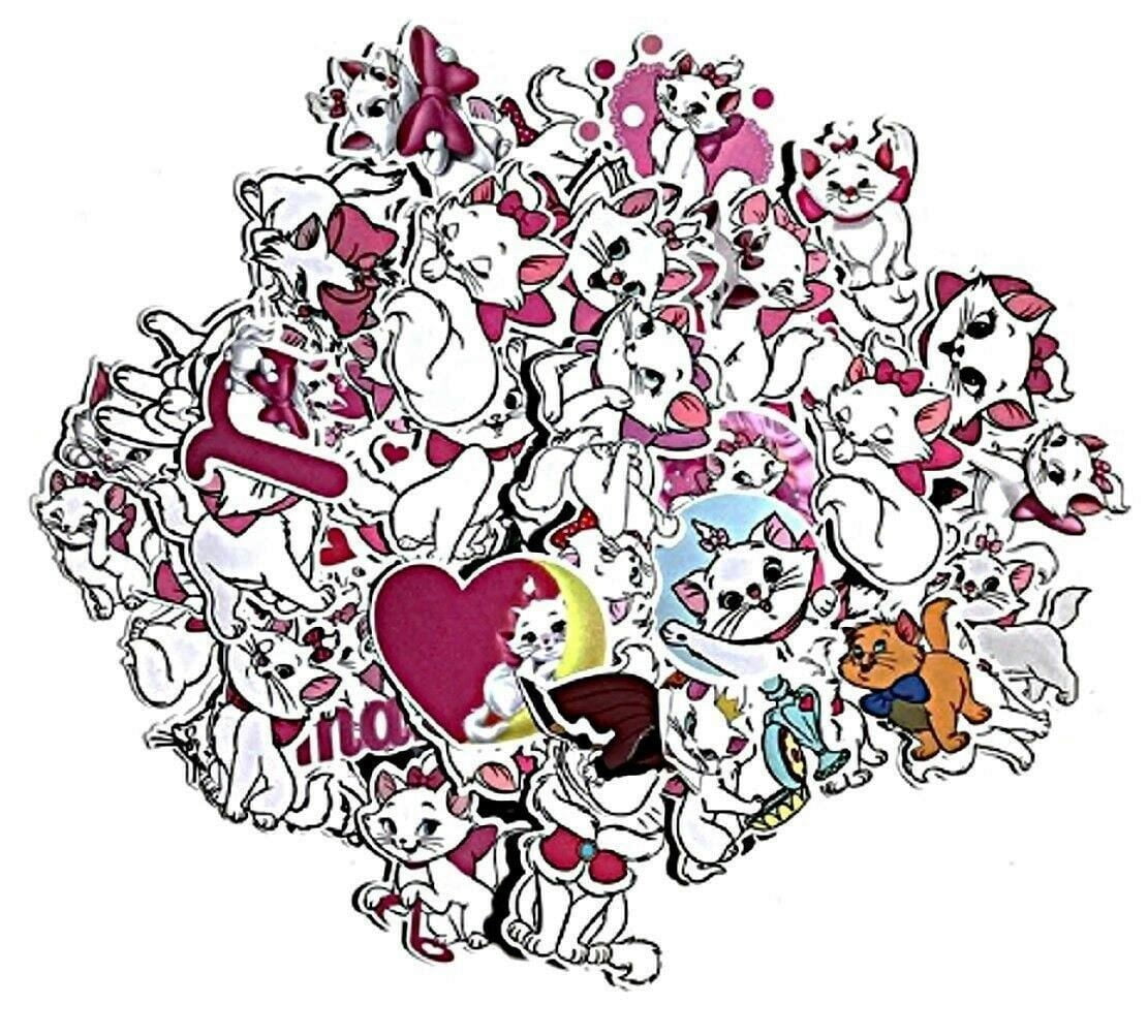 Disney's Aristocrats Marie Themed Set of 56 Assorted Kids Stickers ...