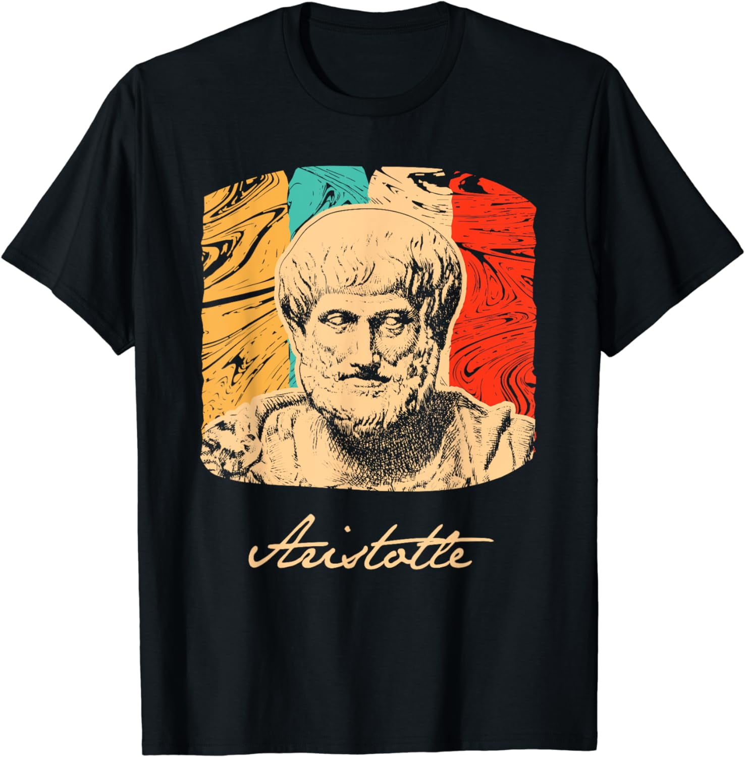Aristotle Greek Philosopher Retro T shirt T-Shirt - Walmart.com