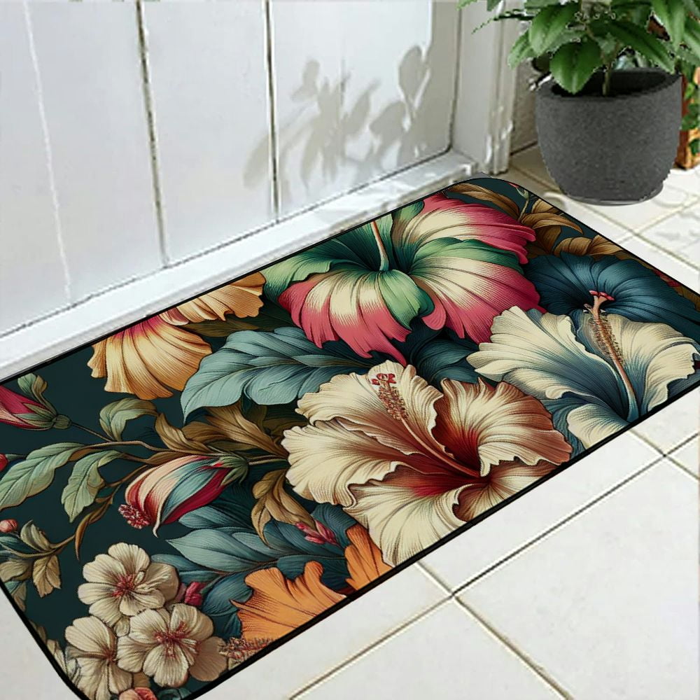 Jiayy Beautiful Tropical Leaves and Flowers Watercolor Summer Hawaii ...