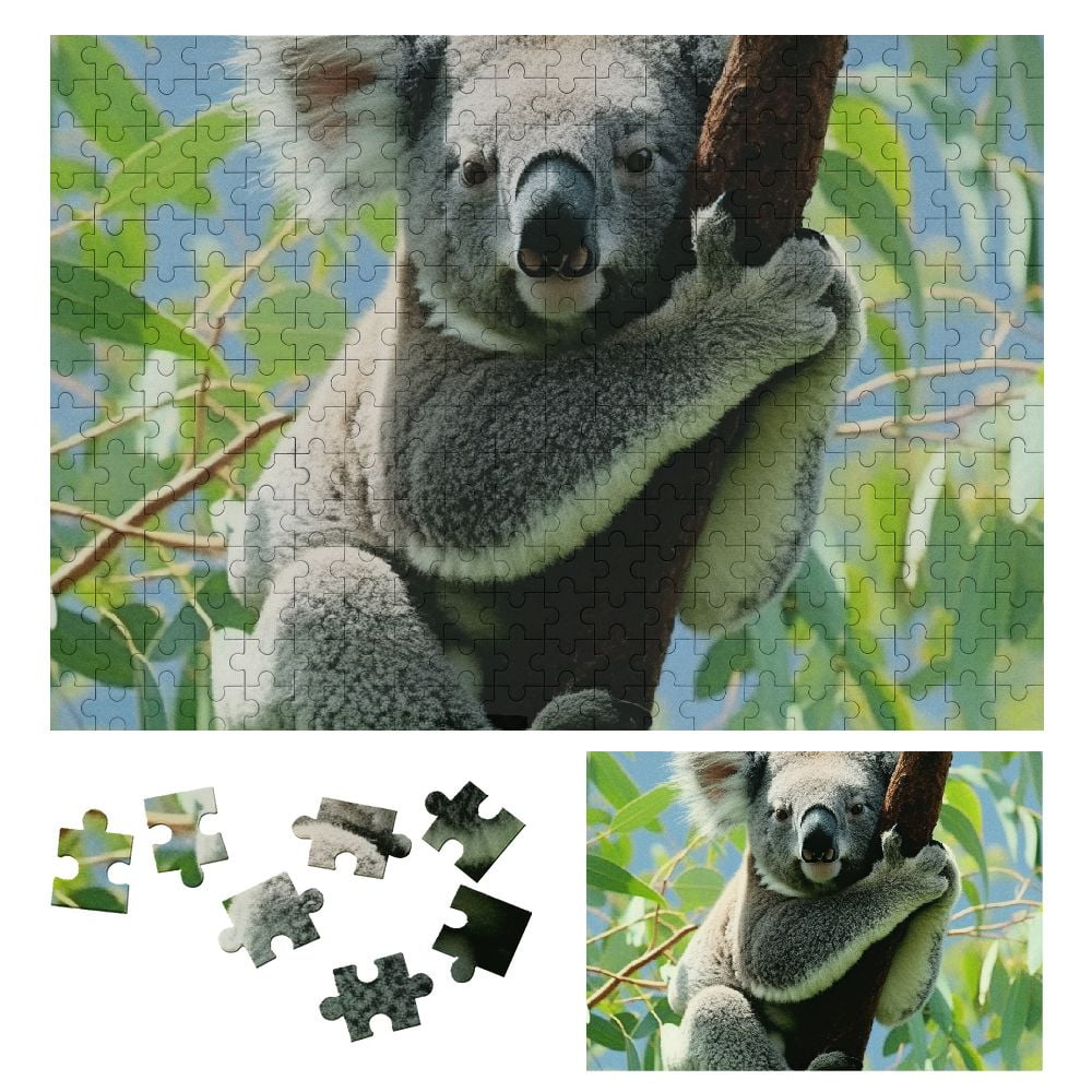 Jiayy Koala Wooden Jigsaw Puzzle Impossible Wooden Puzzles for Adults ...