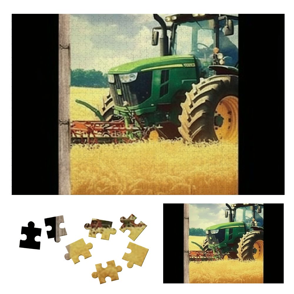 Jiayy Tractor Wooden Jigsaw Puzzle for Adults and Kids - Impossible ...