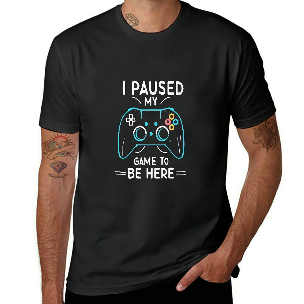 Aristuring Video Game Controller Men's T-shirt Short Sleeve Tee M ...