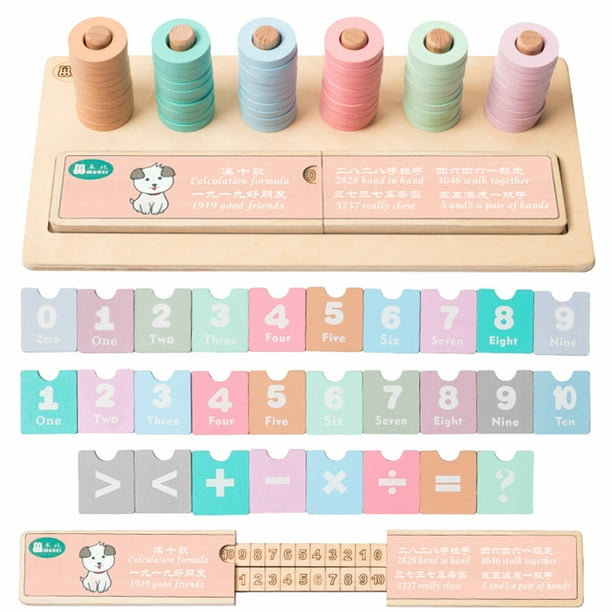 Arithmetic Abacus Wooden Soroban Toy Counting Blocks Calculator ...