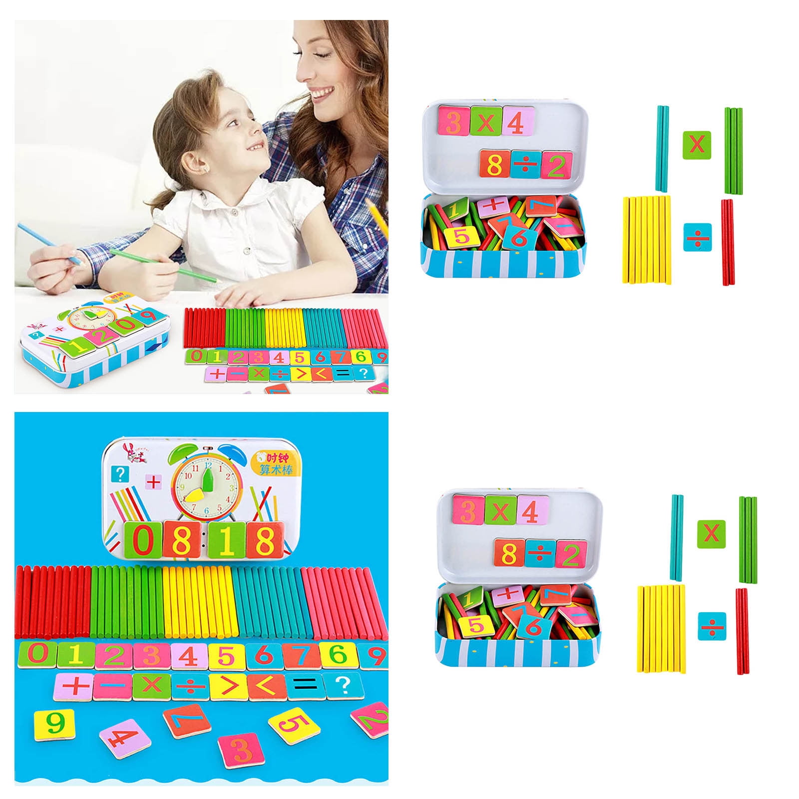 Arithmetic Learning Toys Educational Number Games for Counting and ...