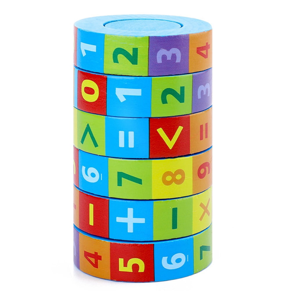 Arithmetic Puzzle Cube - Kid Addition Division Arithmetic Cylinder ...