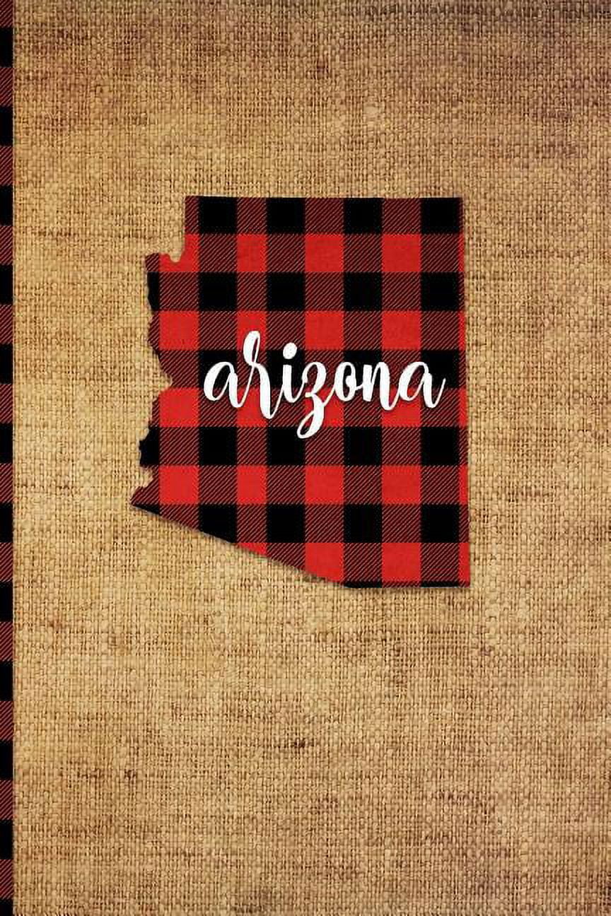 Print Frontier Arizona Notebook 6' x 9' 108 Pages Buffalo Plaid Soft ...