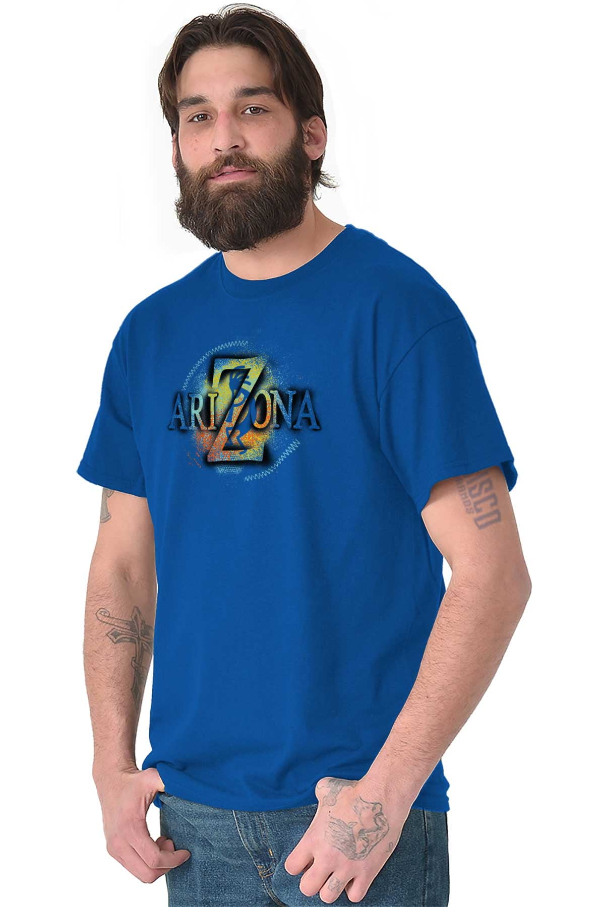 Arizona AZ Kokopelli Symbol Souvenir Men's Graphic T Shirt Tees Brisco ...