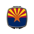 Arizona AZ State Flag Travel Makeup Handbag Purse Small Pocket Compact ...