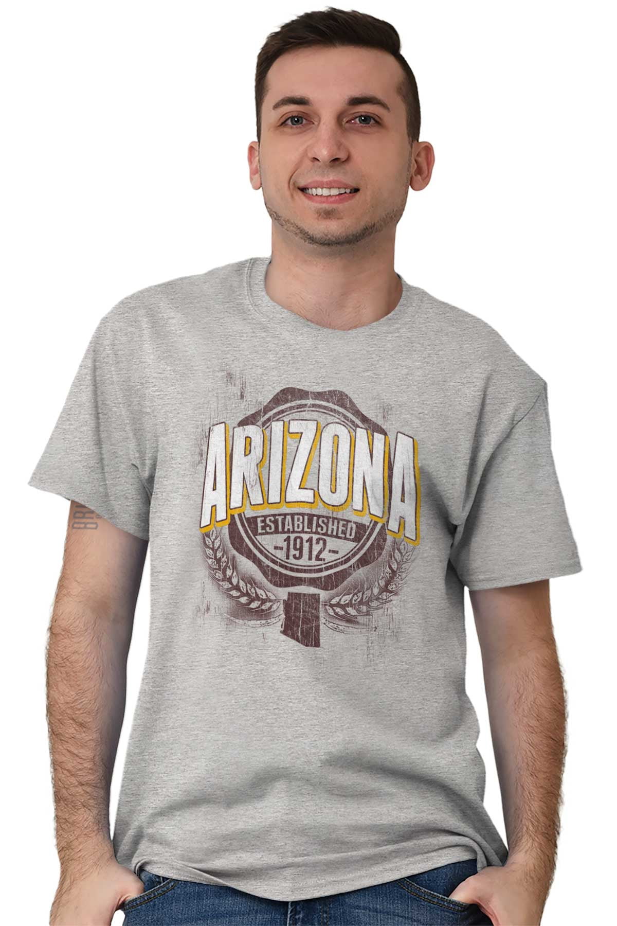 Arizona AZ Student Campus Pride Men's Graphic T Shirt Tees Brisco ...
