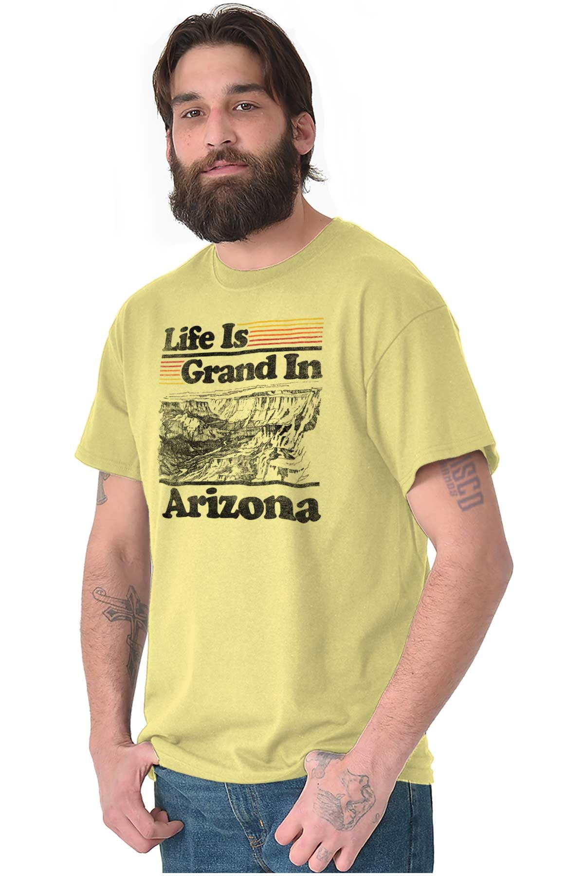Arizona AZ Vintage Grand Canyon State Unisex Plus Size Graphic Tee ...