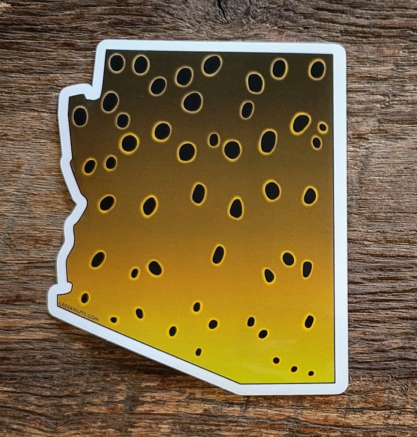 Arizona Apache Trout Skin Sticker Decal - Walmart.com