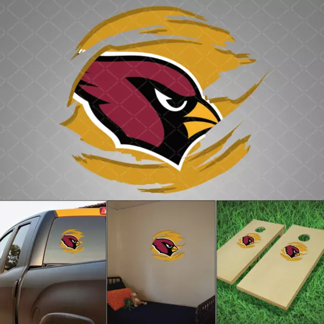 Arizona Arizona Football Team Distressed Scratched Decal Torn Ripped ...
