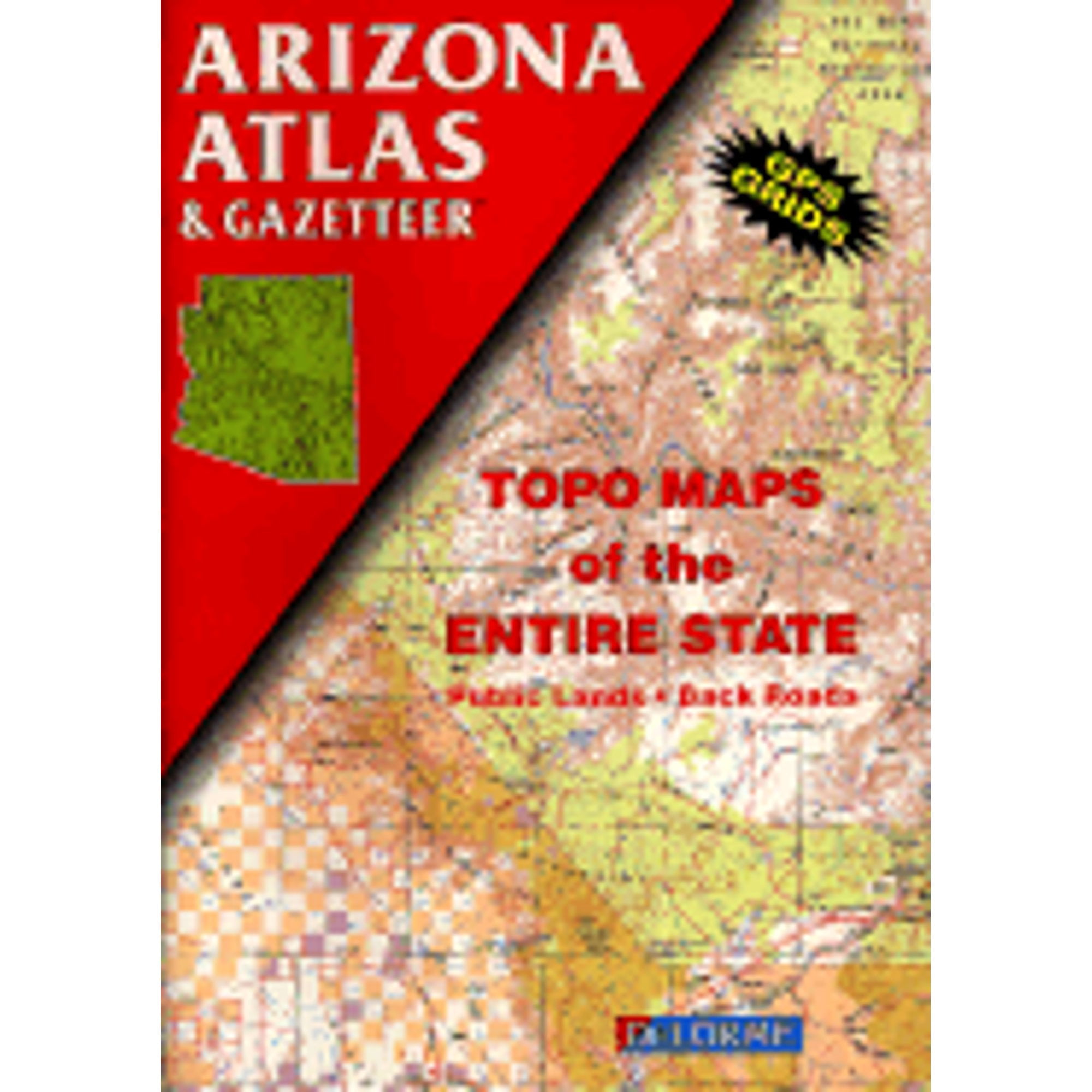 Pre-Owned Arizona Atlas and Gazetteer: Topo Maps of the Entire State ...