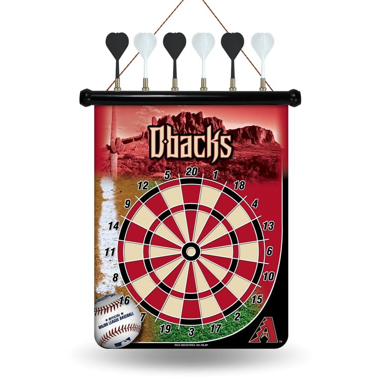 Arizona Baseball Dbacks Diamondbacks Magnetic Dart Board - Walmart.com