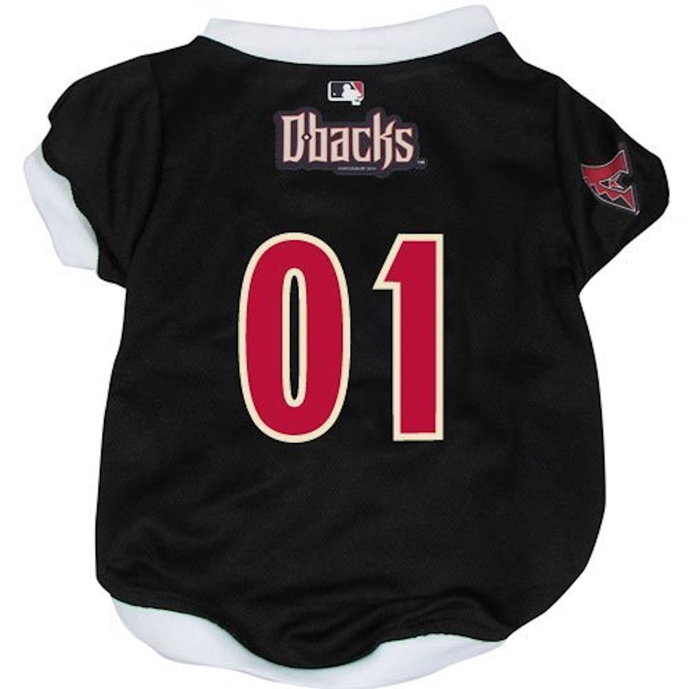 Arizona Baseball Diamondbacks LARGE Mesh Pet Jersey Costume Shirt for ...